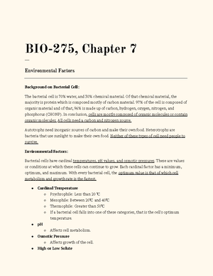 BIO275 CH3 - The Five I's of Micro - BIO-275 Microbiology Chapter 3 The ...