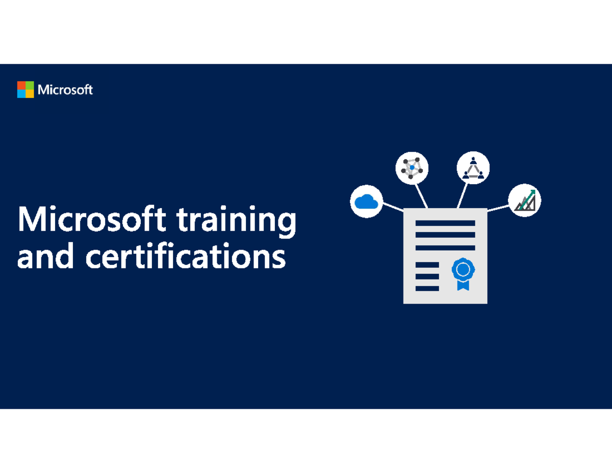 Azure training guide - Table of contents 3 Microsoft training and ...