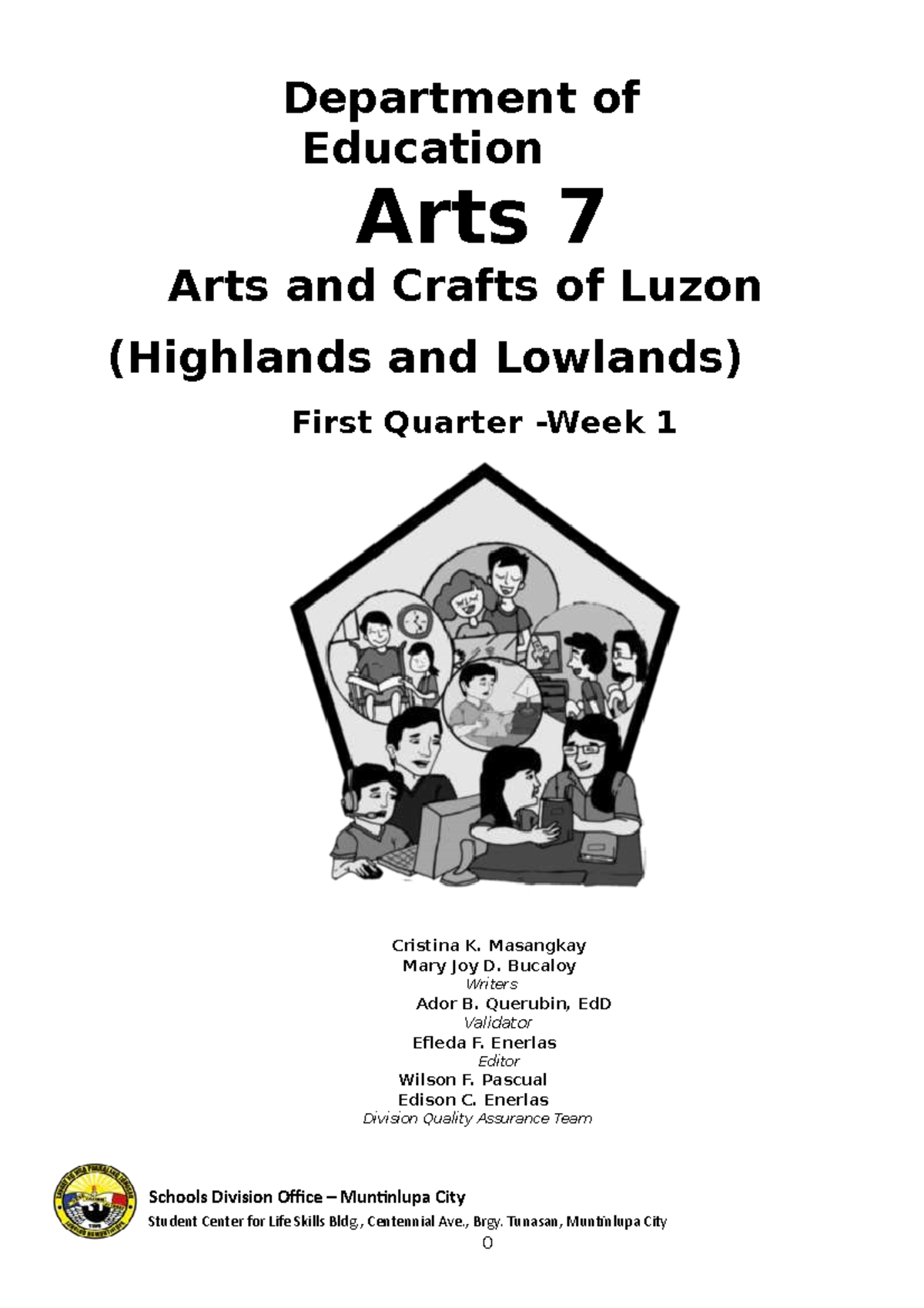 ARTS- Grade-7- Module-1- Fiirst Q -WEEK 1 - Department of Education ...