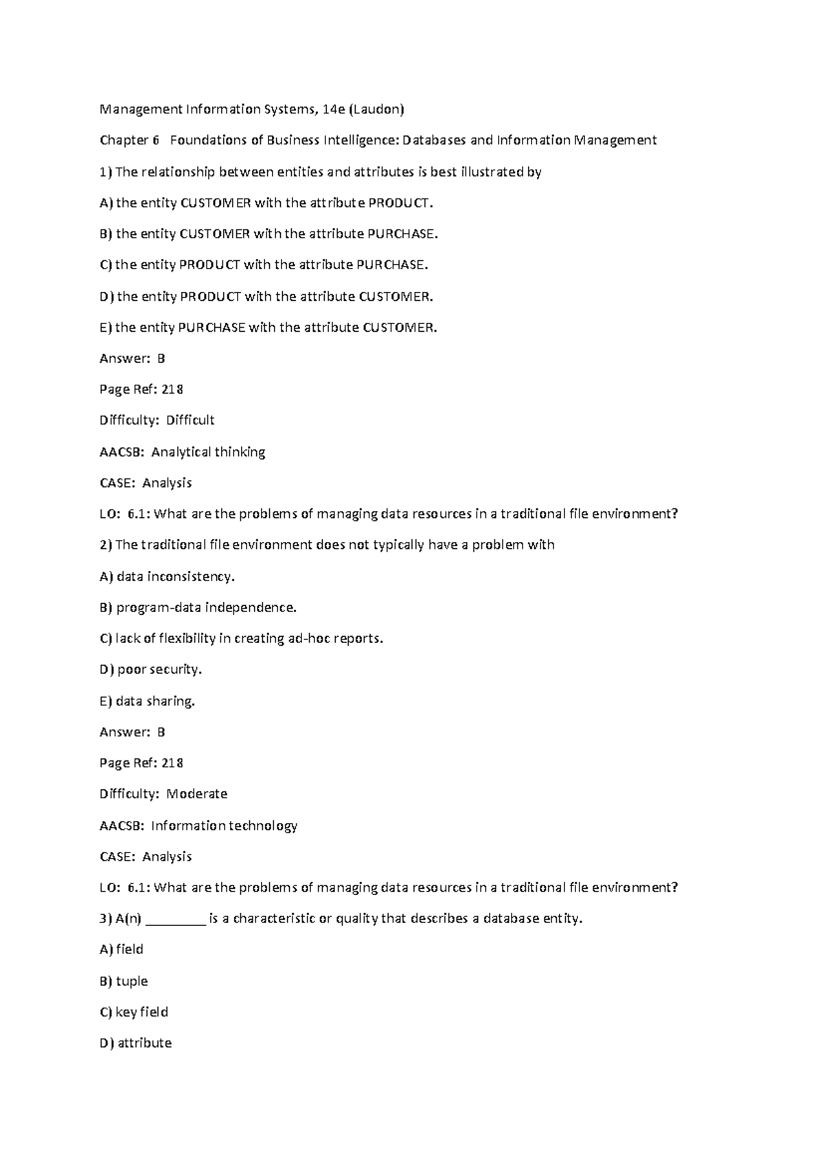 Chapter 6 ICT2642 - Management Information Systems, 14e (Laudon ...