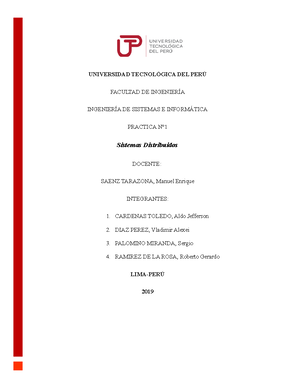 Sistemas Distribuidos - UTP - Studocu