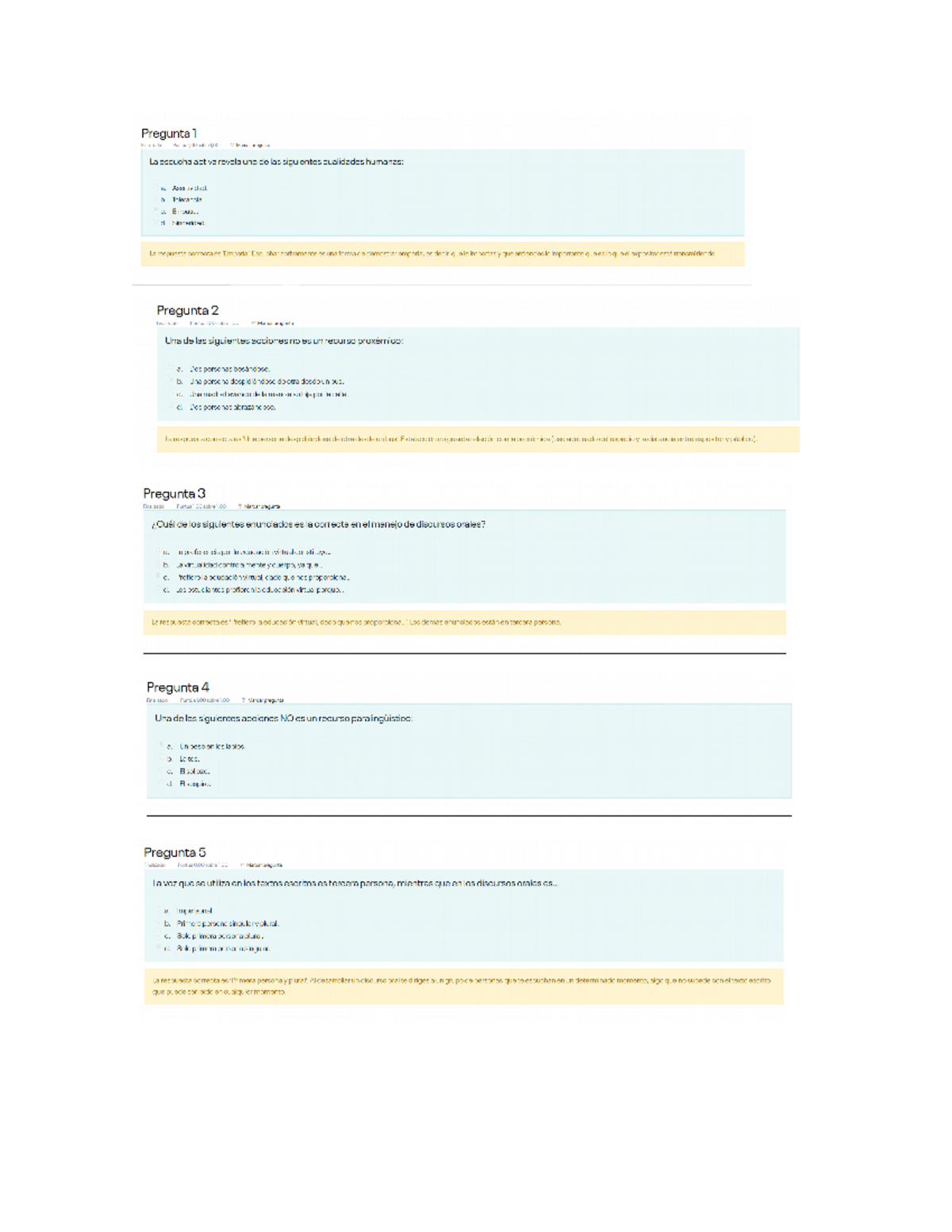 Comunicacion efectiva unidad 3 - Studocu