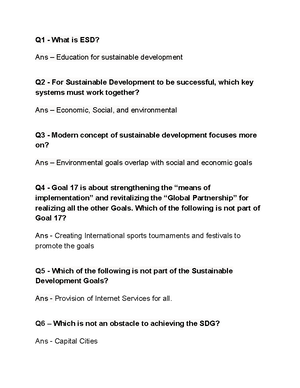 Climate change written assignment - SUSTAINABLE DEVELOPMENT: ISSUES ...