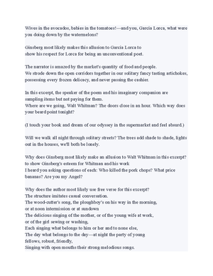 Poetry 1 - practice materials - Poetry A type of literature that ...