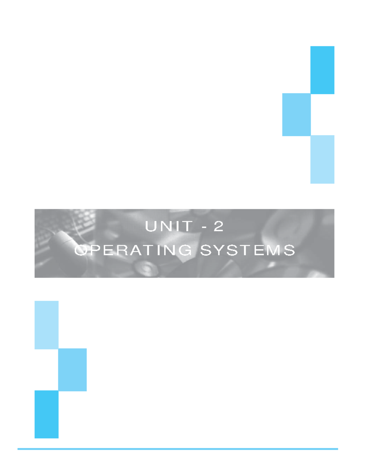 Data analytics lab - UNIT - 2 OPERATING SYSTEMS Operating Systems C H A P T E R 1 INTRODUCTION ...