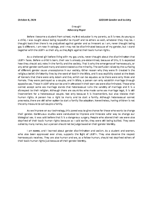 GED 109-Module Paper 1-Anzano - Adrian Paolo B. Anzano ME – A GED 109 ...
