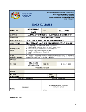 ETE 7033 K3 NOTA Kuliah - Nota elektrik - KEMENTERIAN PENDIDIKAN ...