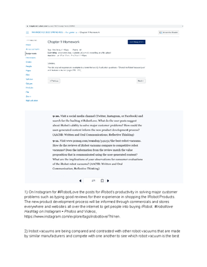 Mark301 Ch 14 Homework due 3 31 23 by David Chable - The effectiveness ...