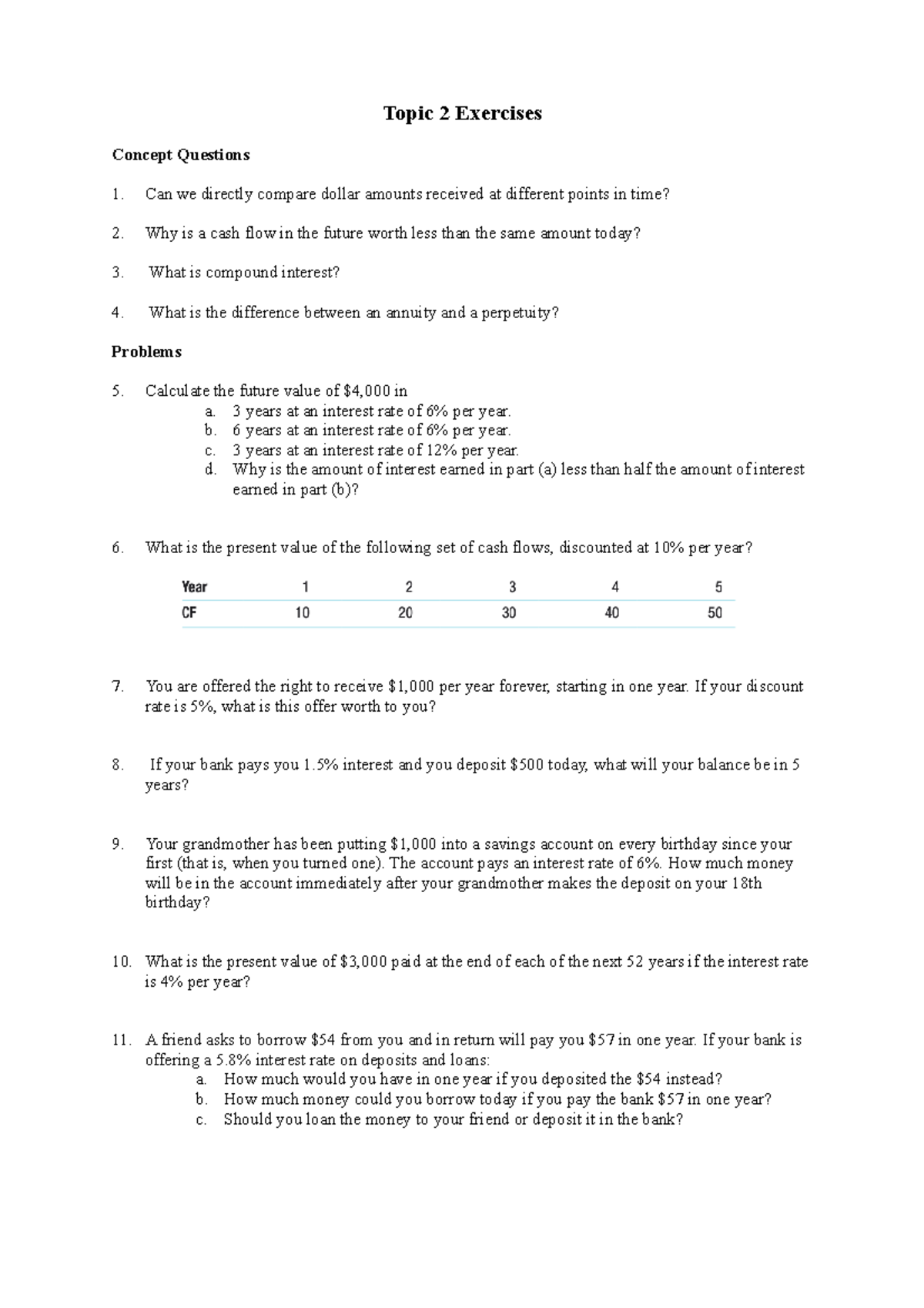 Topic 2 Tutorial Activities - Topic 2 Exercises Concept Questions Can ...