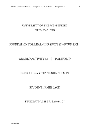 UWI Accountability Statement - THE UNIVERSITY OF THE WEST INDIES ...