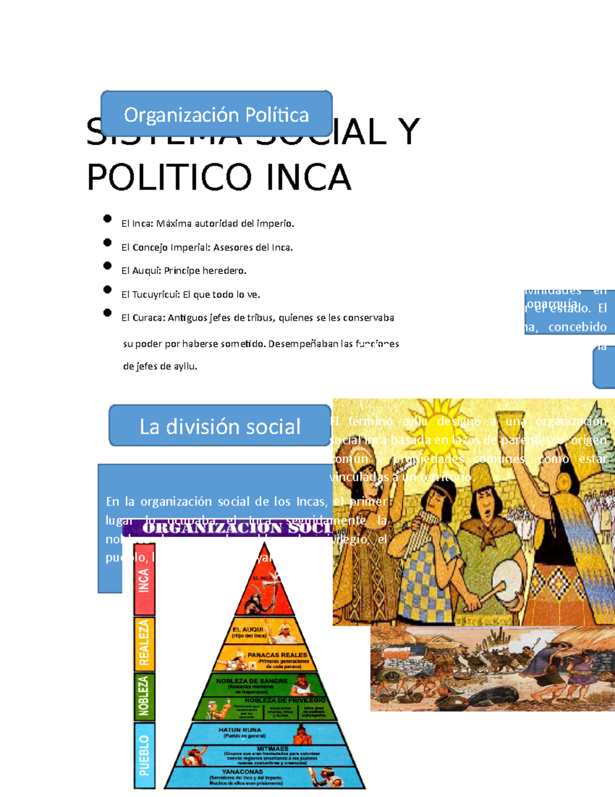 499 Sistema Social Y Politico INCA - SISTEMA SOCIAL Y POLITICO INCA El ...