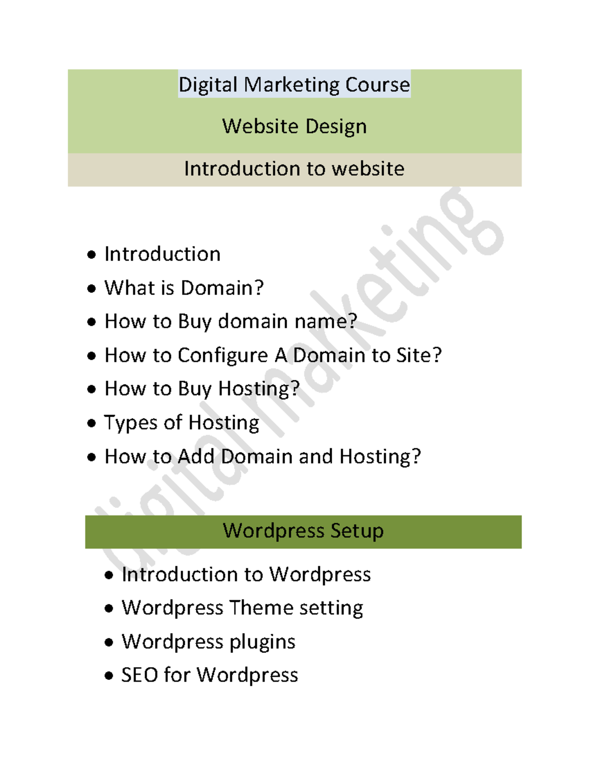 Digital Marketing Course - Digital Marketing Course Website Design ...