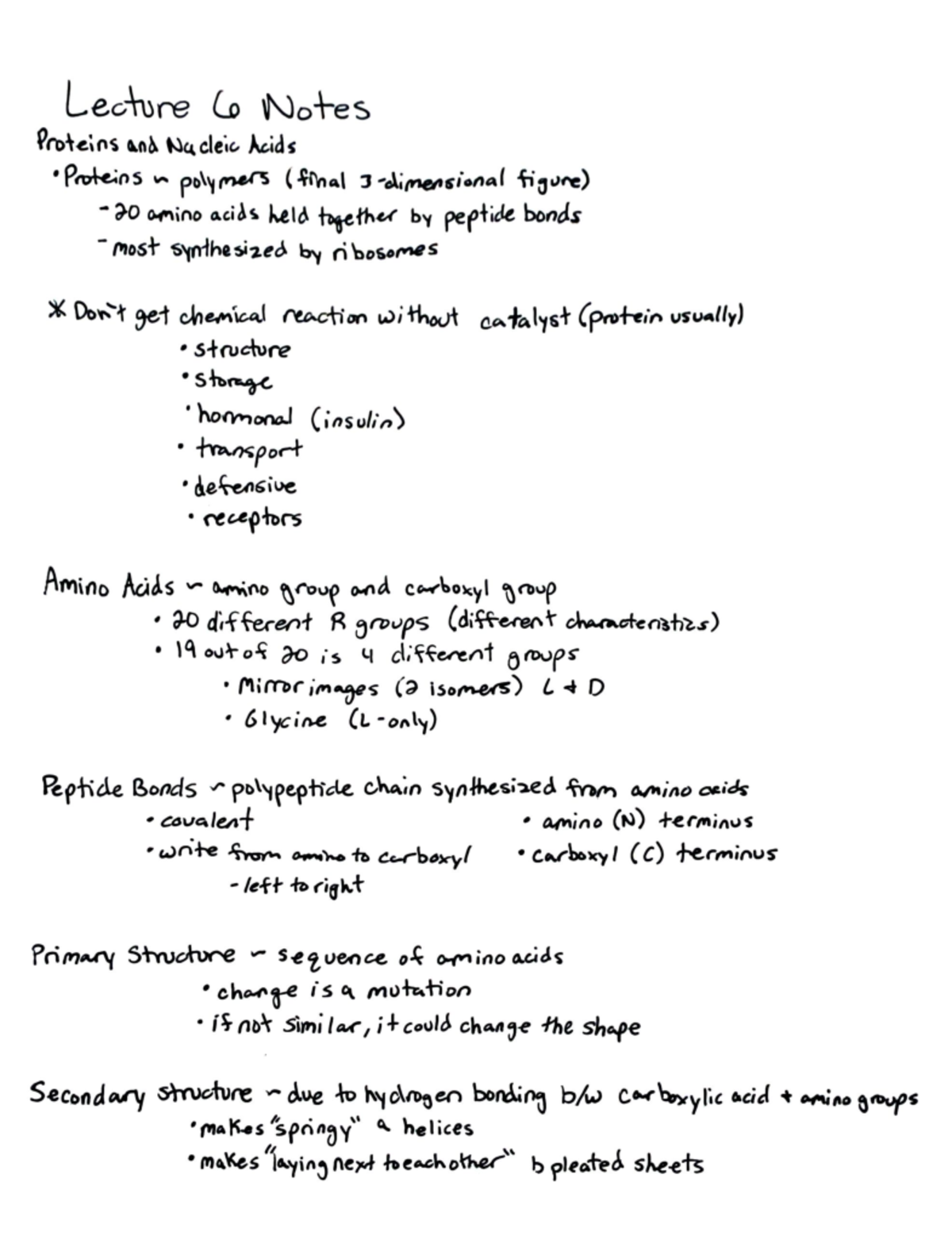Lecture 6 Notes - Class at 12:00 with Dr. Zurek - Top of Page Lecture 6 ...
