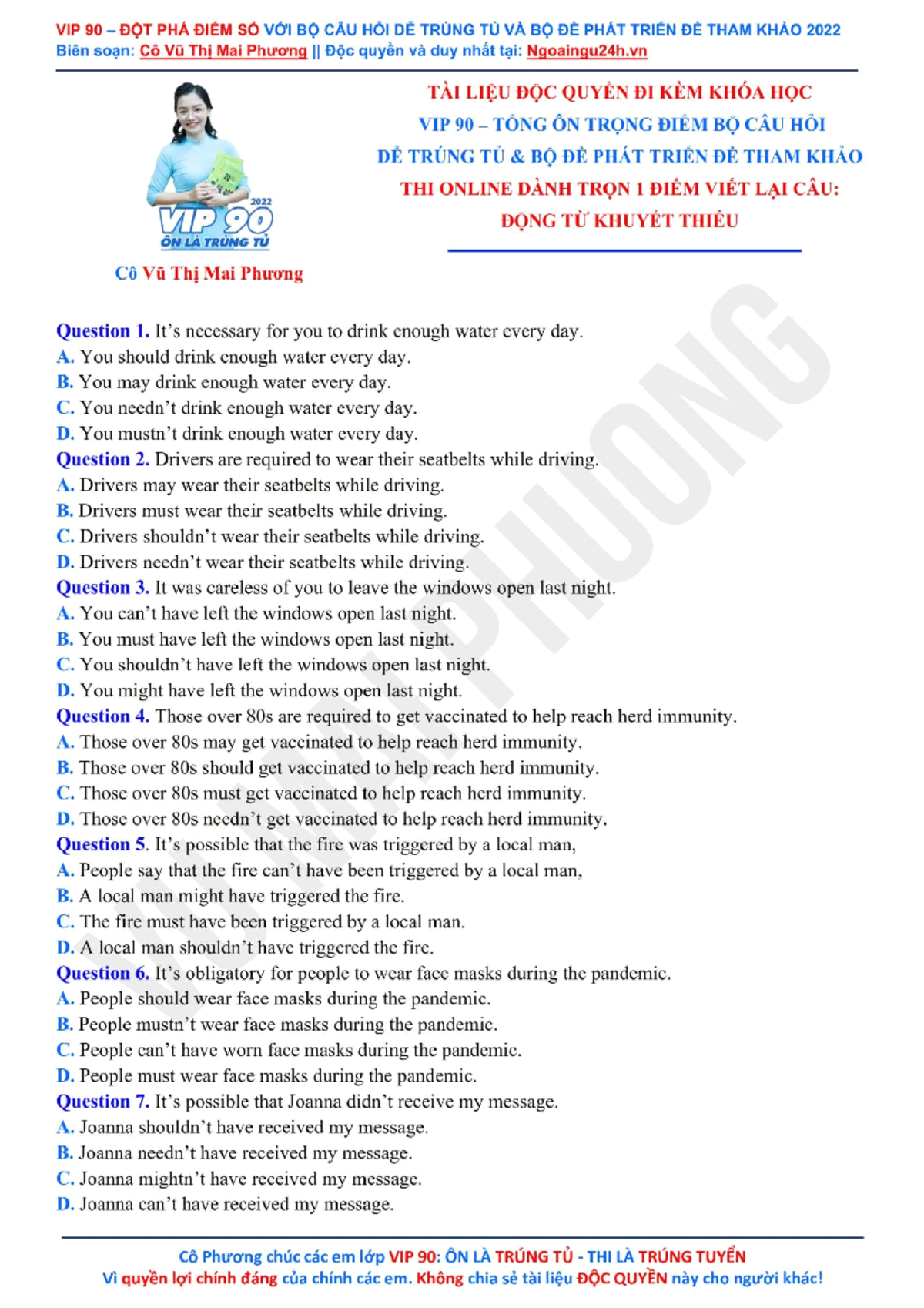 Bai tap model verb va tim loi sai - Quản trị kinh doanh - Studocu