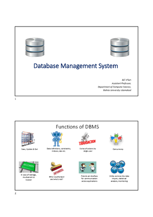 database management system ( data function) - Database Management ...