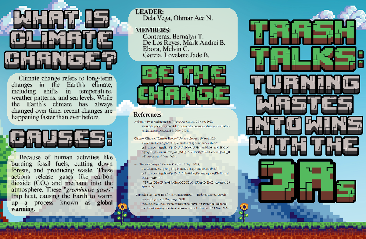 STS-3Rs - Brochure - LEADER: Dela Vega, Ohmar Ace N. MEMBERS: Contreras ...