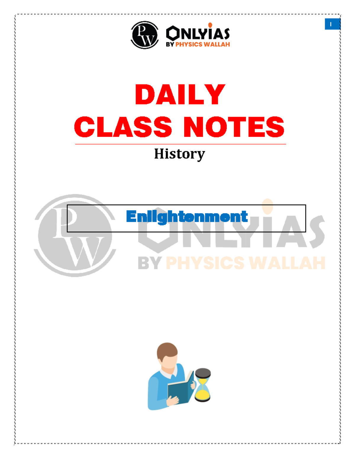 History- Enlightenment Daily Class Notes - Enlightenment DAILY CLASS ...
