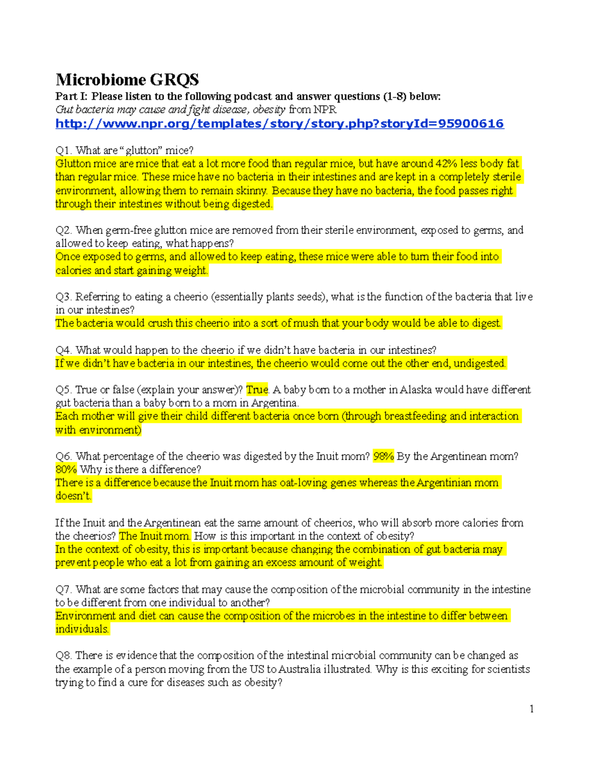 GRQ 21 - Microbiome Guided Reading Questions (from textbook ...