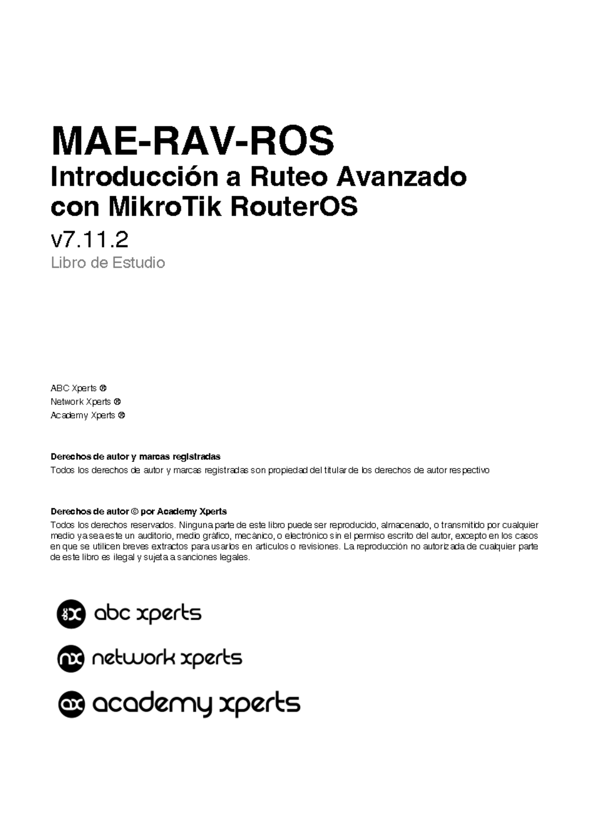 MAE RAV ROS v7 - Manual de RouterOS v7. Apartado ruteo dinámico - MAE ...