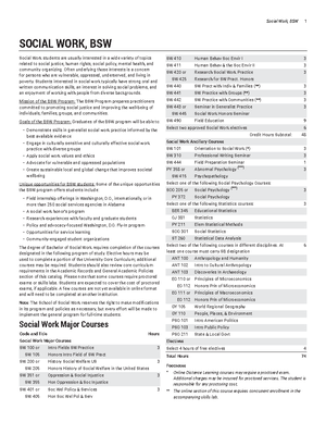 SW 100 Chapter 1 The Social Work Profession - What is Social Work? - A ...