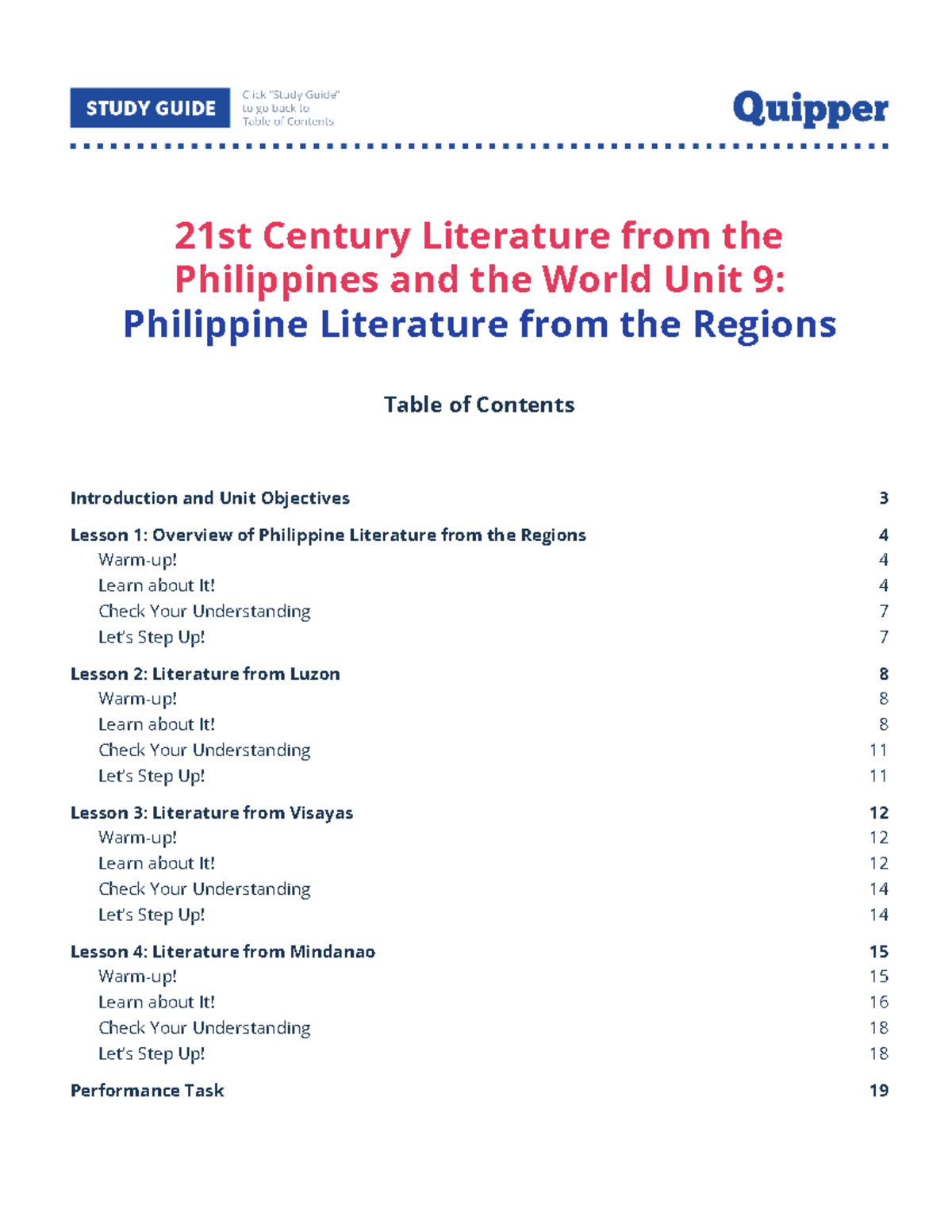 PDF Literature Unit-9 Philippine-Literature-from-the-Regions-4-topics ...
