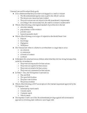 Criminal Law and Procedure Notes Unit 2 - Module 2 Notes Chapter 5 ...