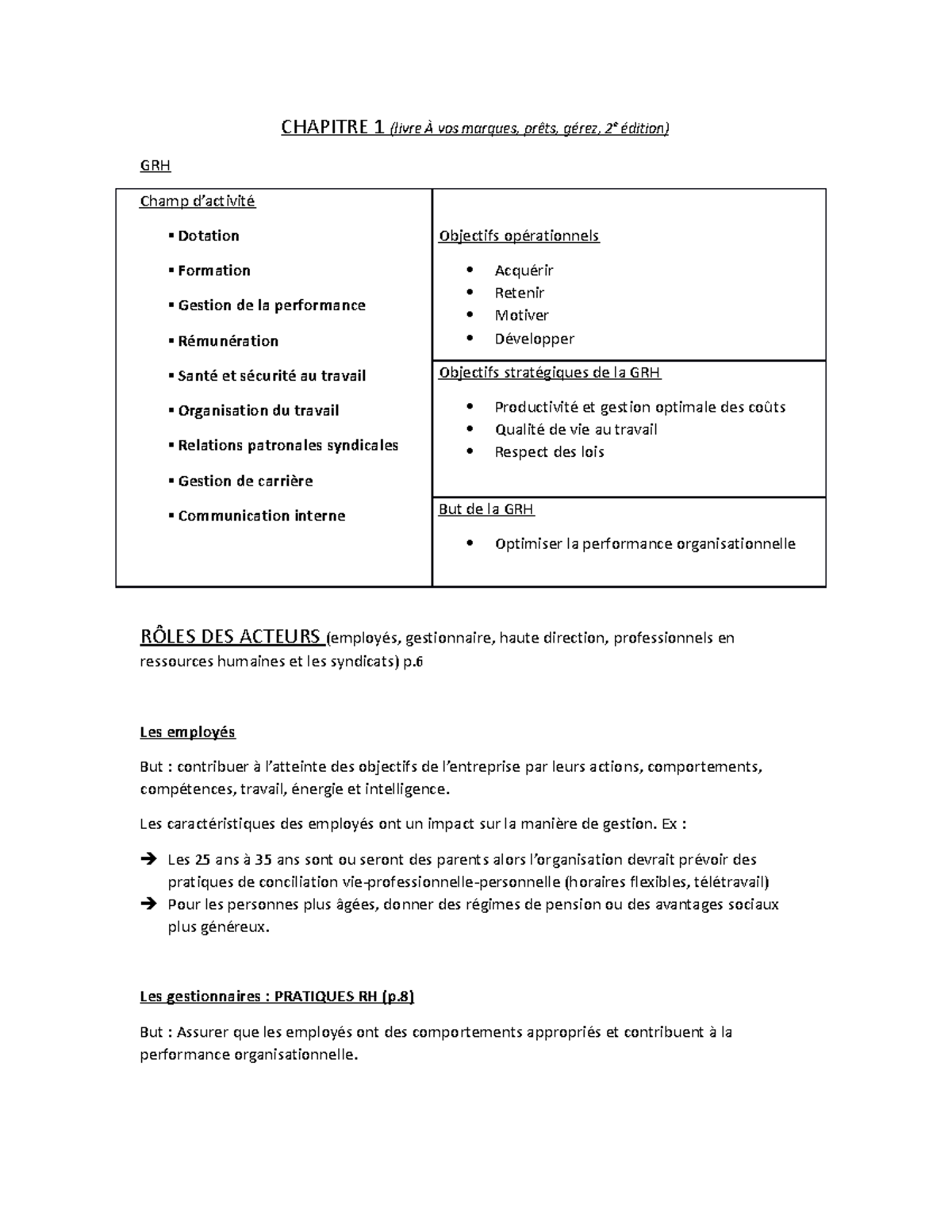 Révision quiz 1 - revision quiz - CHAPITRE 1 (livre À vos marques ...