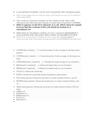 Teaching Note – Pivot Table Procedure - D100 - Studocu