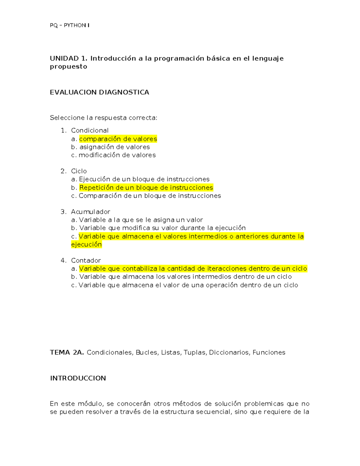Python- TEMA02A - UNIDAD 1. Introducción a la programación básica en el ...