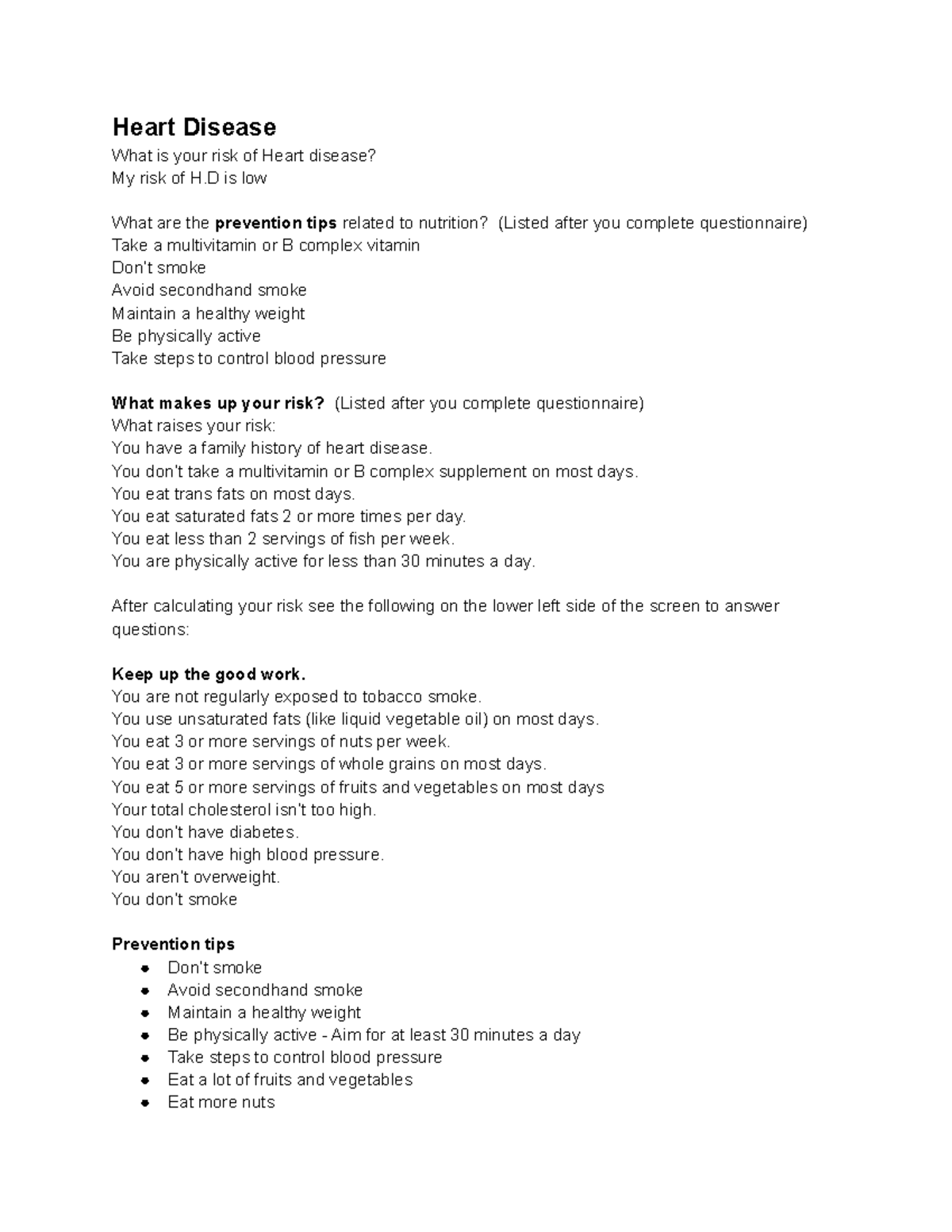 Risk Assessment Heart Disease What Is Your Risk Of Heart Disease My risk-assessment-heart-disease-what-is-your-risk-of-heart-disease-my