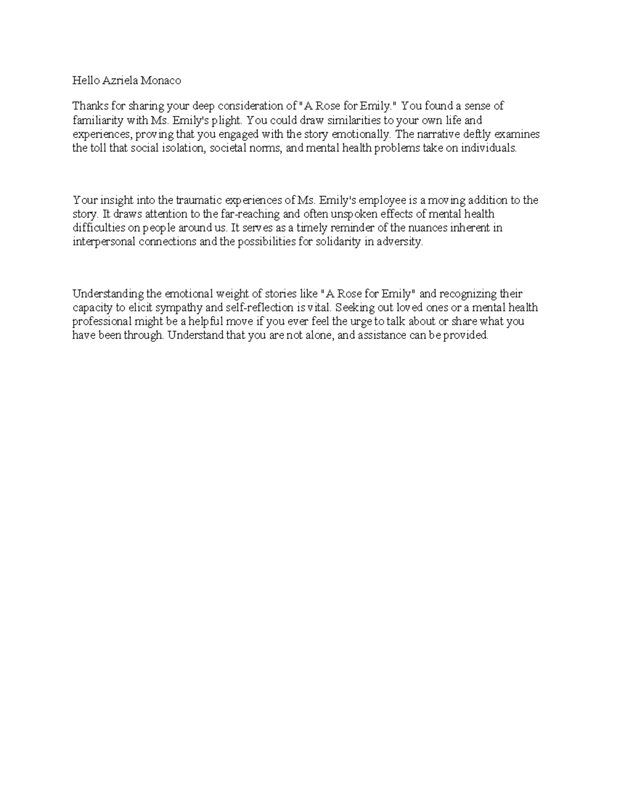 Reply 1 - discussion - Hello Azriela Monaco Thanks for sharing your ...