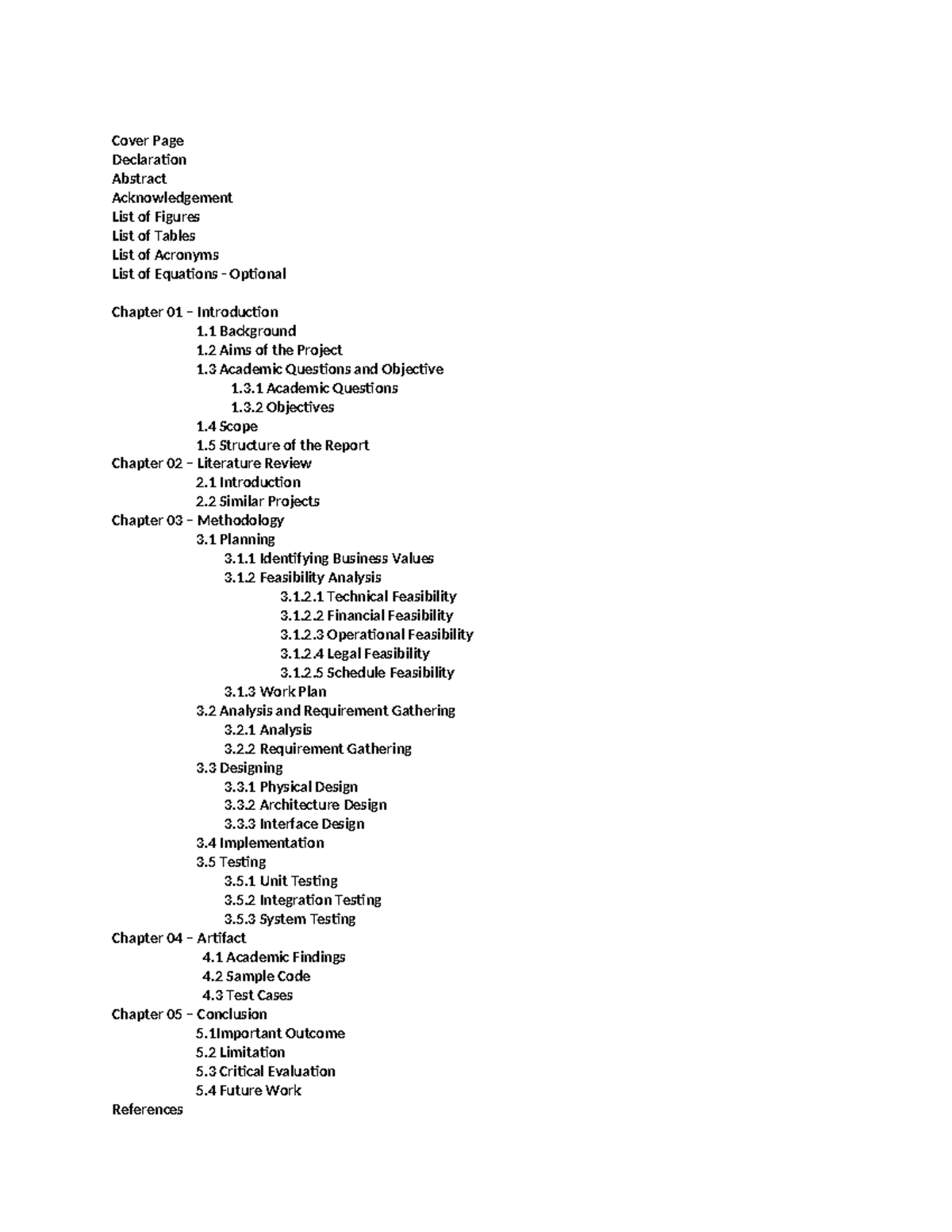 Final Project Documentation - Cover Page Declaration Abstract ...