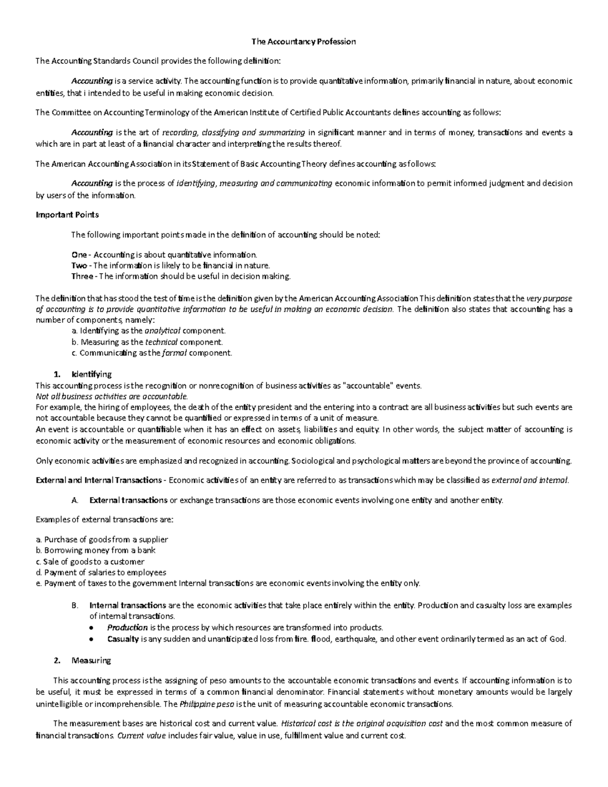 BSA-Notes - Details and lectures about conceptual framework and ...