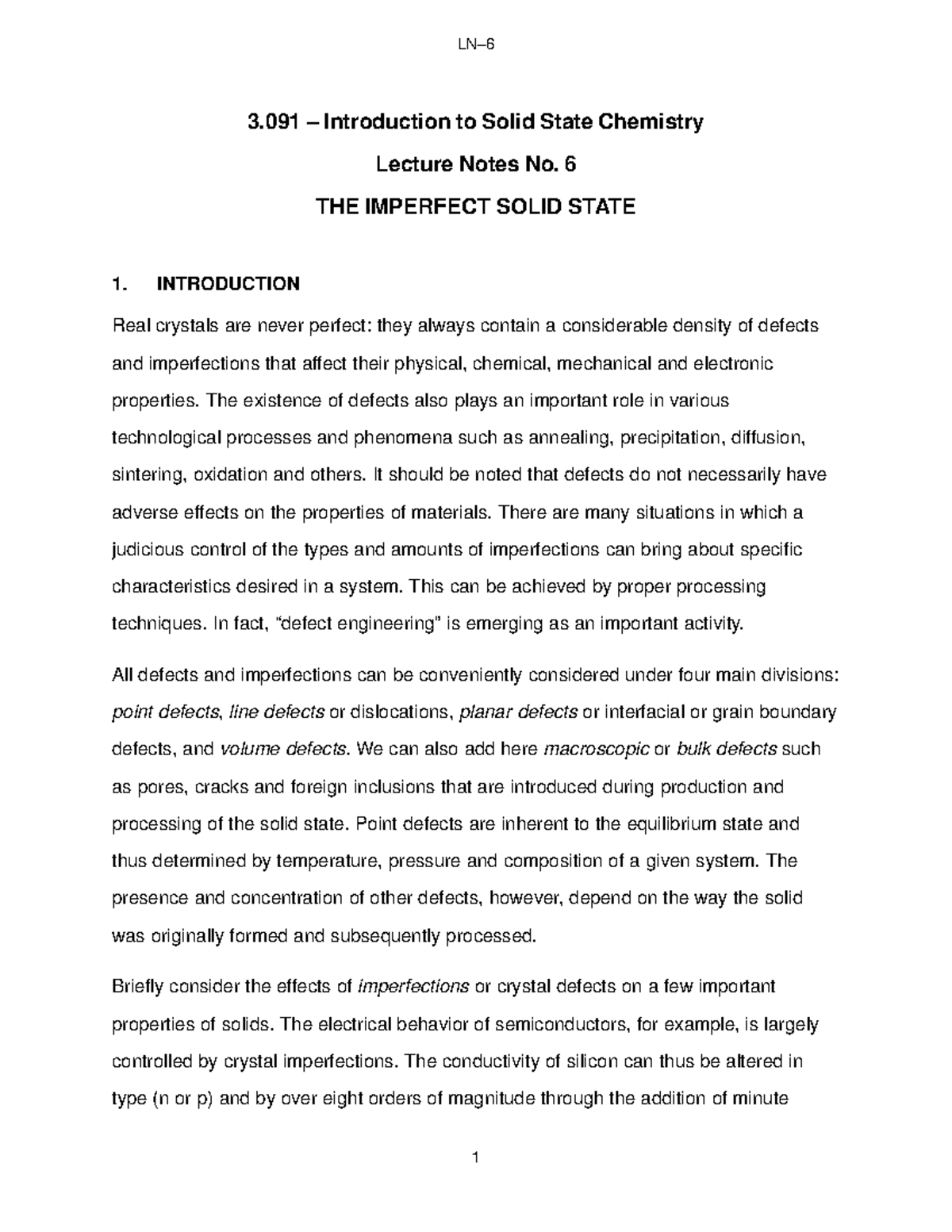 Crystals :solid state chemistry - 3 – Introduction to Solid State ...