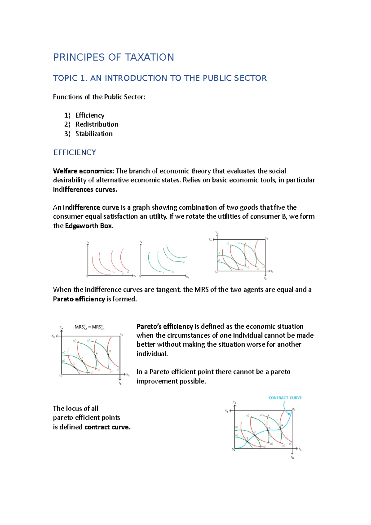 Topic 1 - Apuntes del grup A6 de ADE sobre el tema 1 de la asignaturas ...