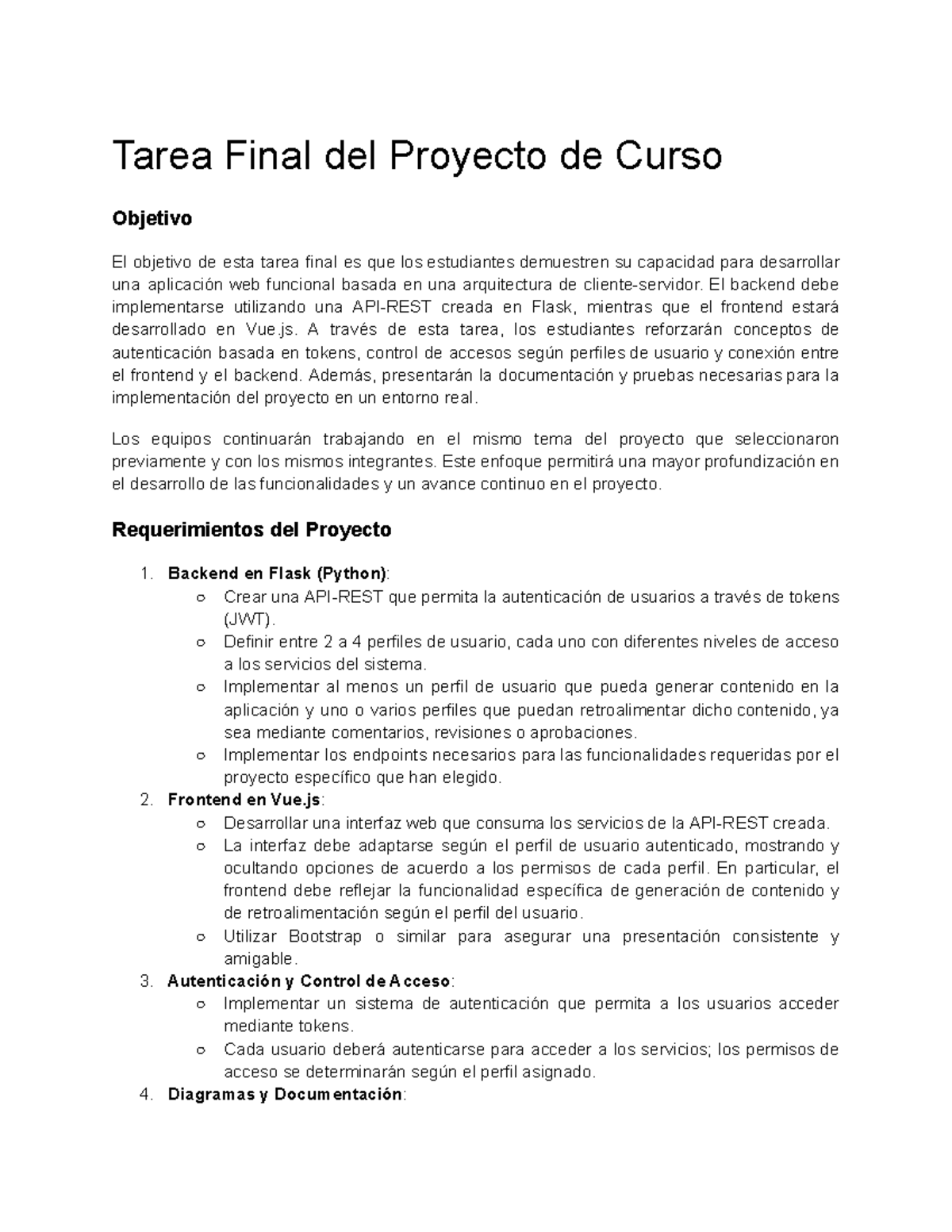 05 entrega final - adawda - Tarea Final del Proyecto de Curso Objetivo ...
