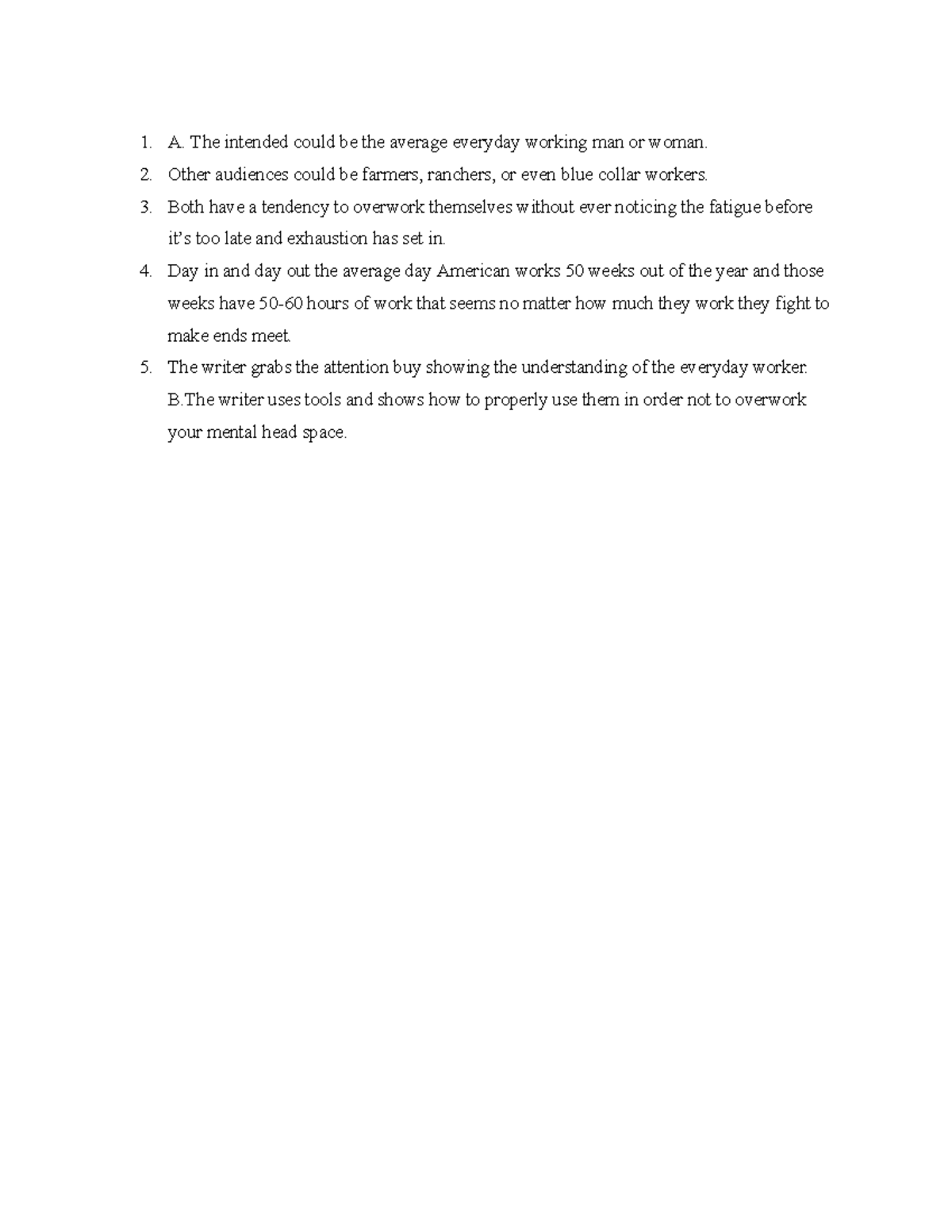 Fundamental - Module 4 - A. The intended could be the average everyday ...