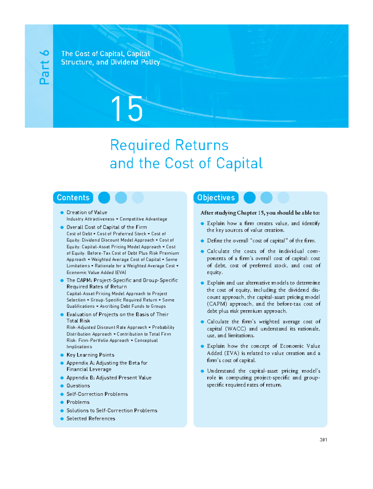 FM I - Chapter 5, Cost of Capital - Part 6 The Cost of Capital, Capital ...