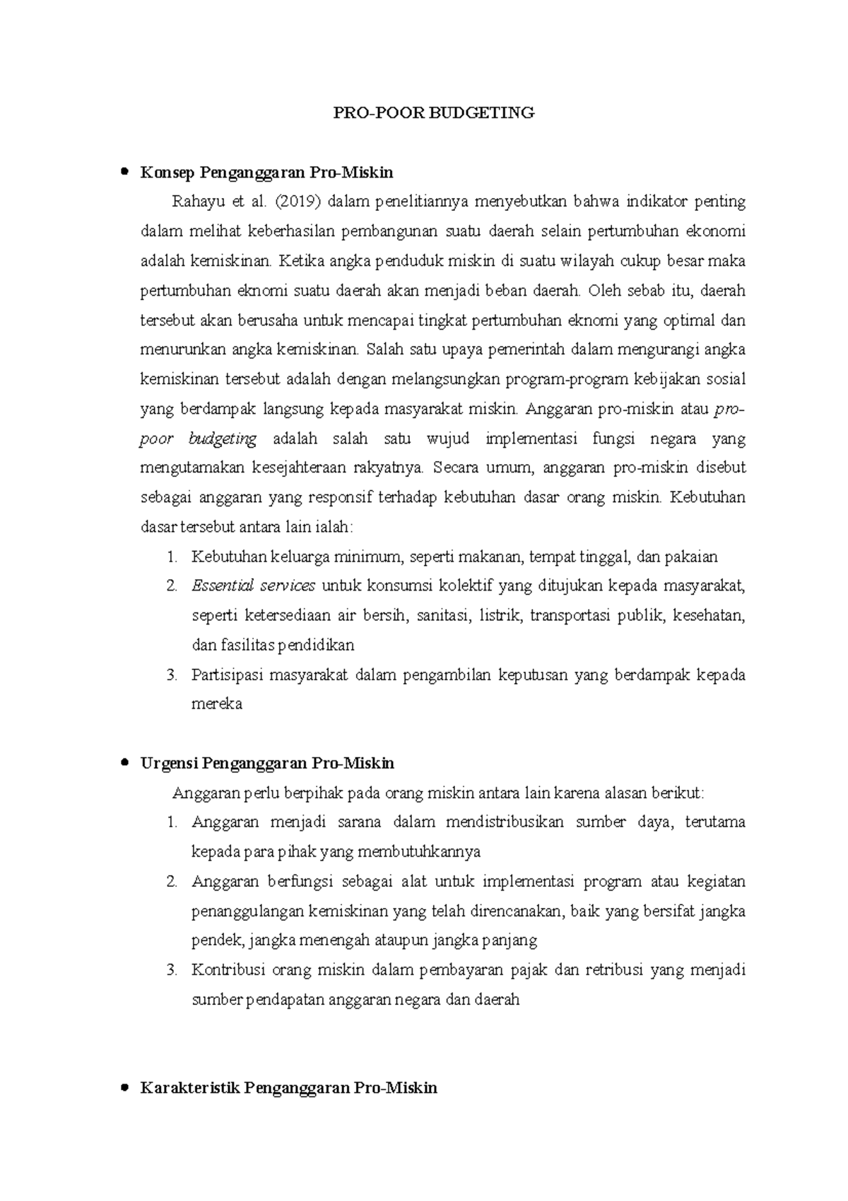 Pro-Poor Budgeting - PRO-POOR BUDGETING Konsep Penganggaran Pro-Miskin ...