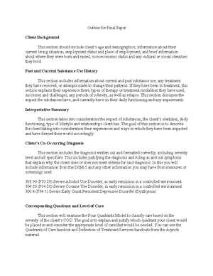 AB Paper - addictive behavior assignment - AB PAPER We just went over ...