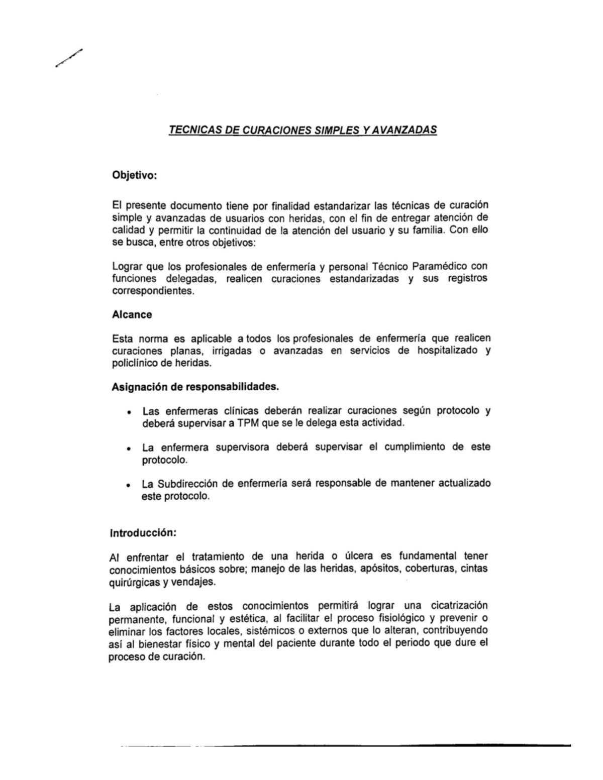 Tecnicas De Curaciones Simples Y Avanzadas - Proceso, de enfermería ...