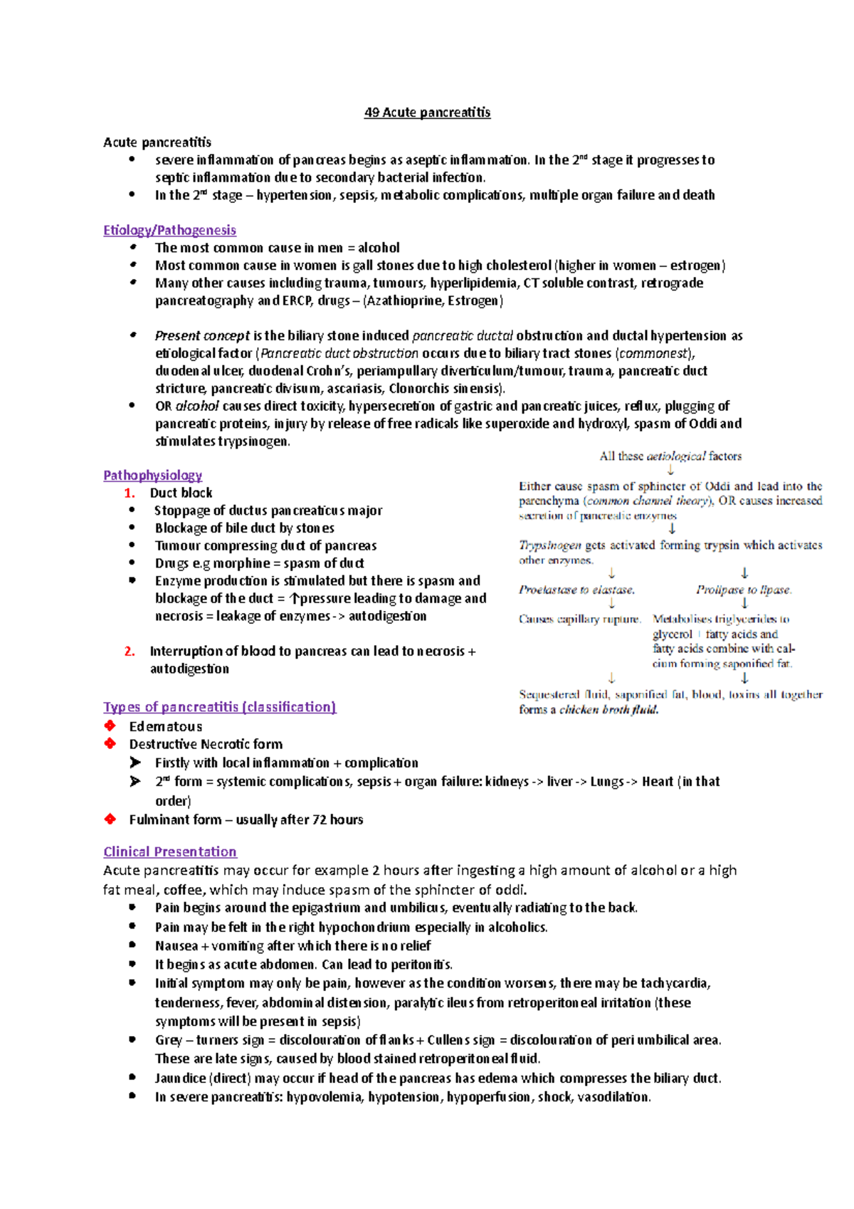 49 Acute pancreatitis - 49 Acute pancreatitis Acute pancreatitis severe ...