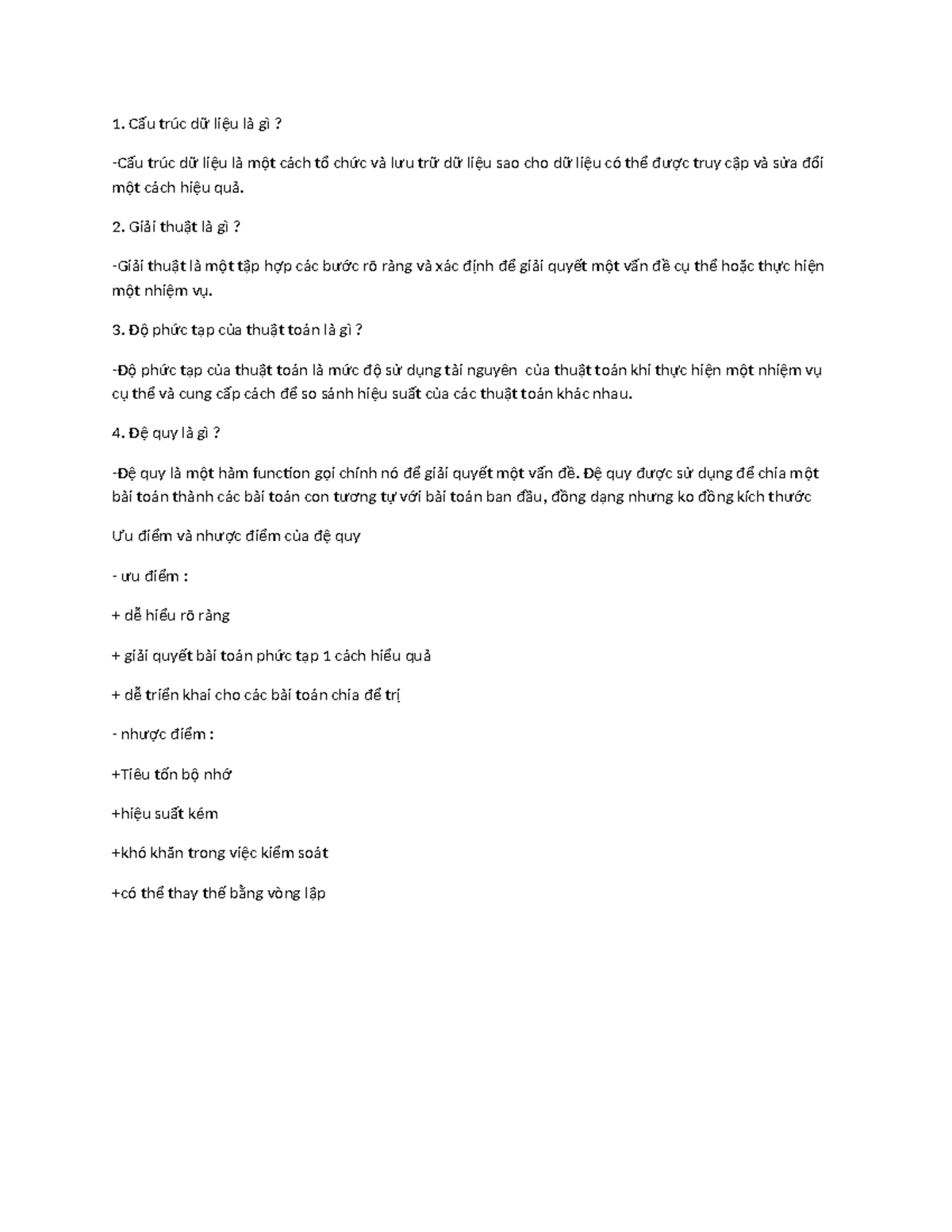 Kthp - ádfasd ádfasdf - Cấu trúc dữ liệu là gì? -Cấu trúc dữ liệu là một cách tổ chức và lưu trữ ...