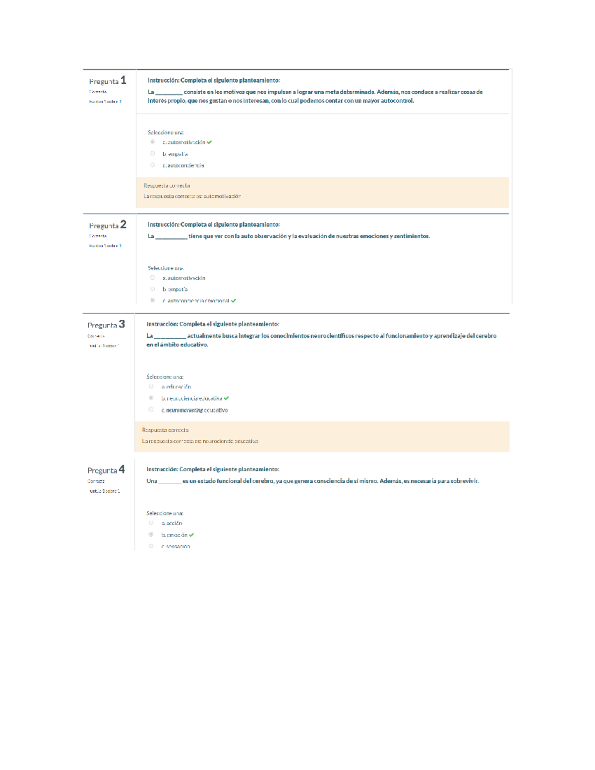 Examen Neurociencias y educacion Paradigmas educativos - Studocu