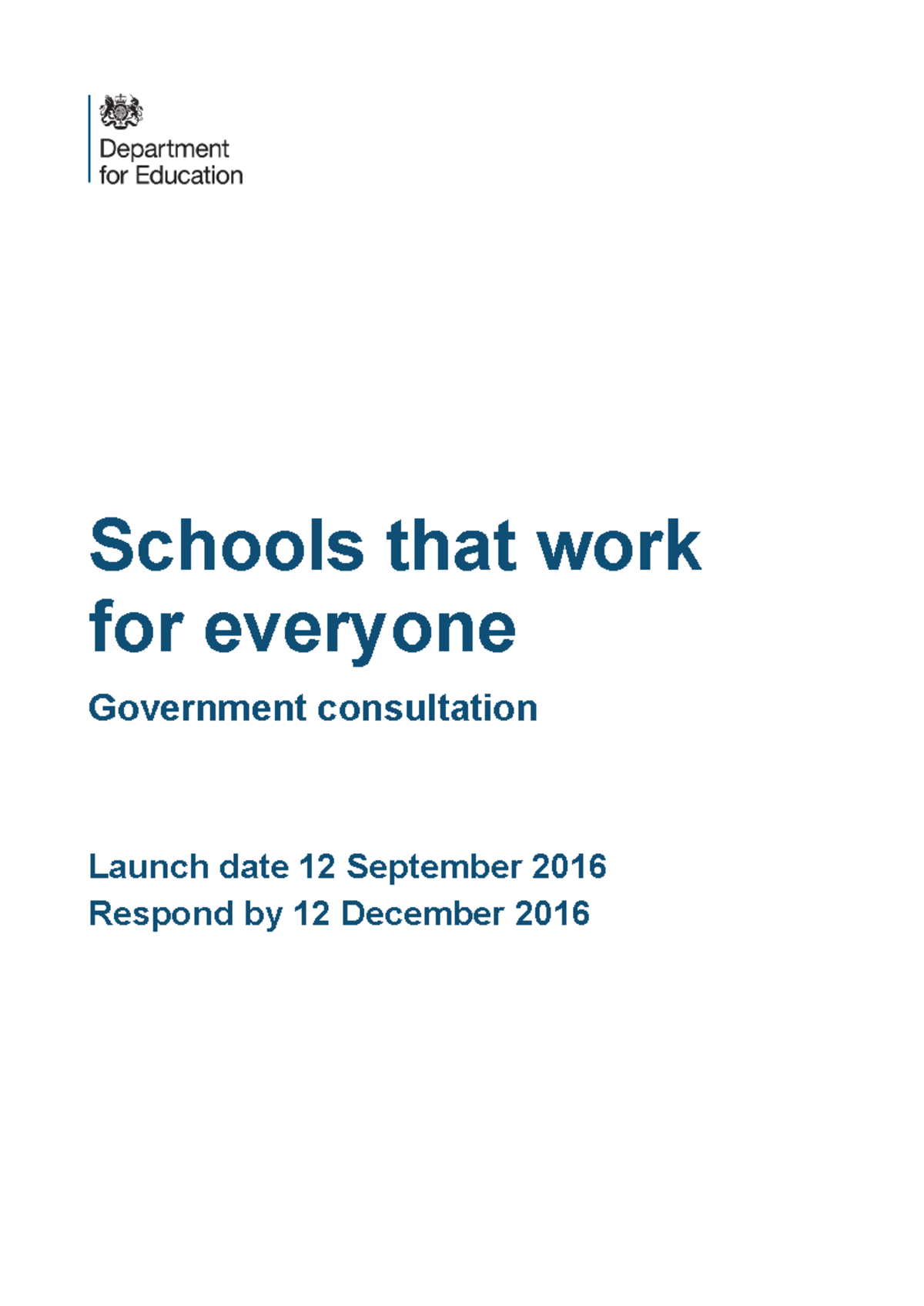 Schools THAT WORK FOR Everyone Final - Schools that work for everyone ...