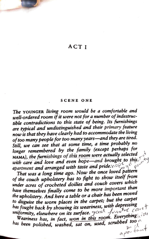 A raisin in the sun Act 3 Scene 1 - ACT III An hour later. At curtain ...