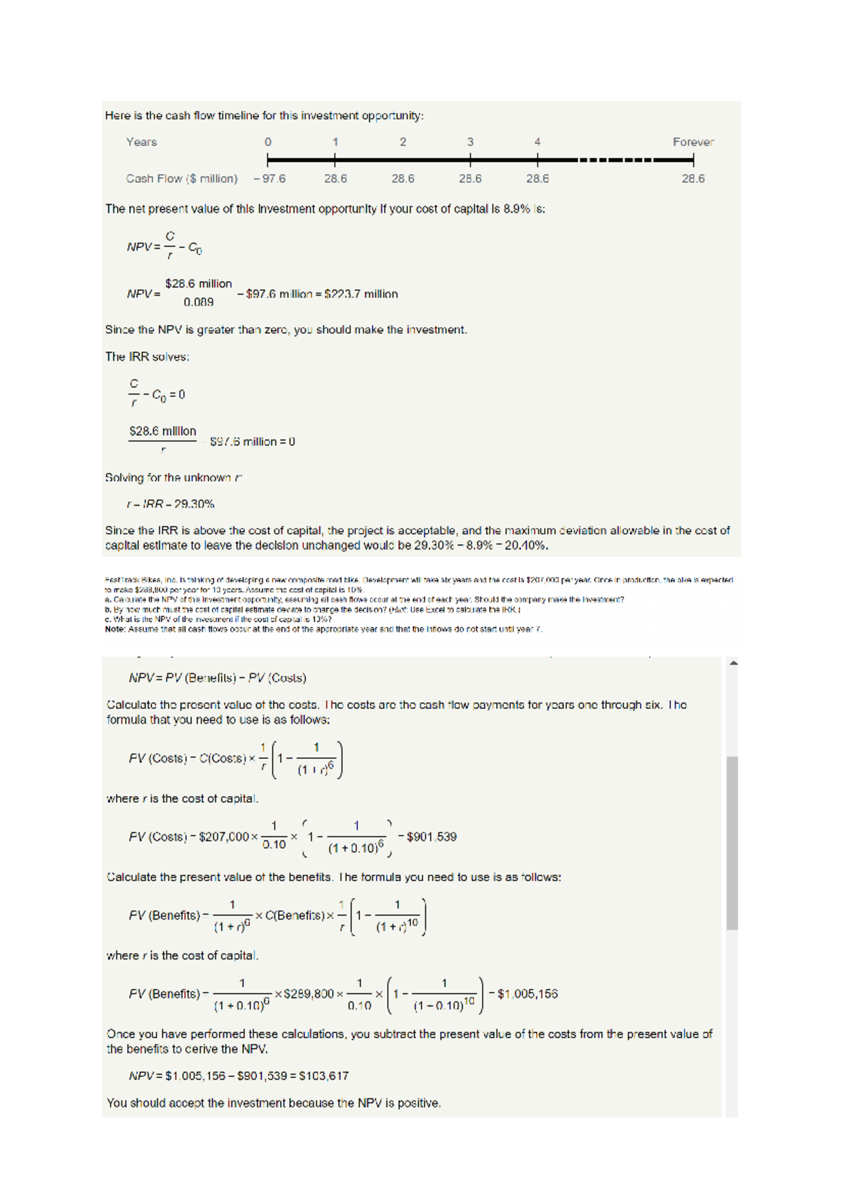 Mf L Test 8 - Investment Decision Rules - LAWS101 - Studocu