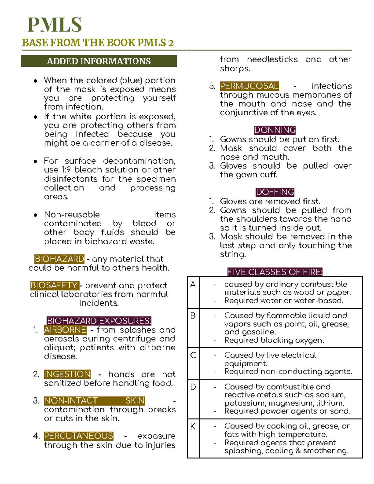 PMLS 1-5 - Summary Medical Technology - PMLS BASE FROM THE BOOK PMLS 2 ...