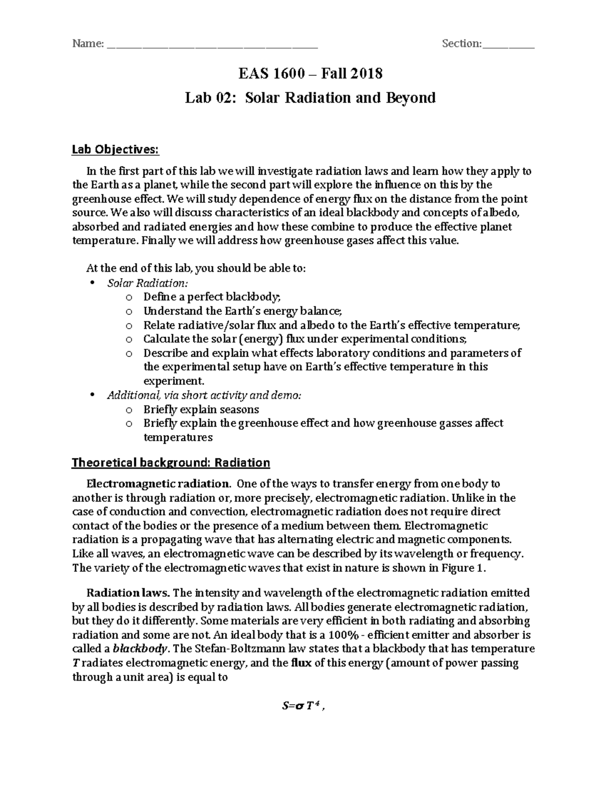 Lab+02+-+Solar+Radiation - Name ...