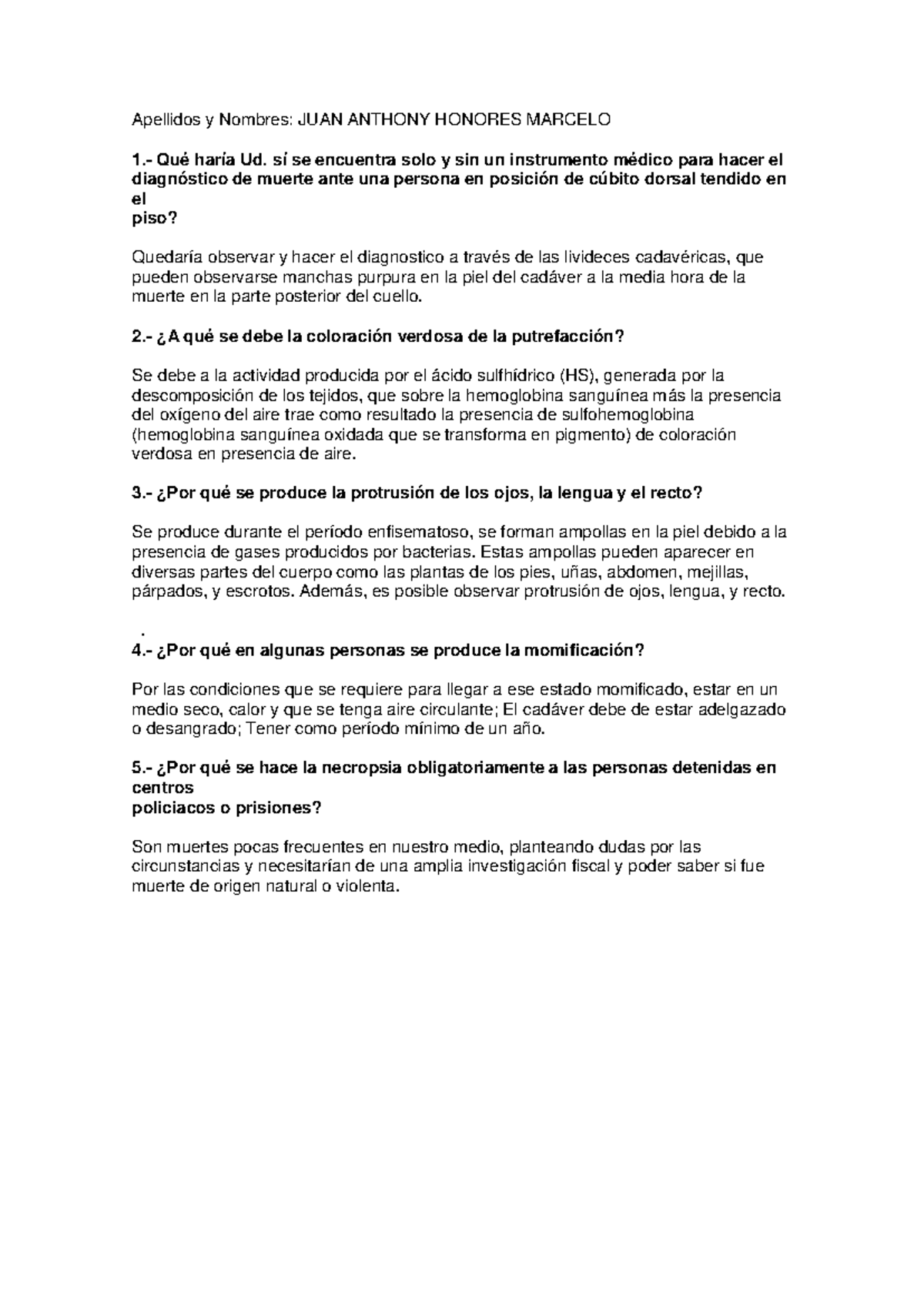 Tarea 11 - TRABAJO - Apellidos y Nombres: JUAN ANTHONY HONORES MARCELO ...